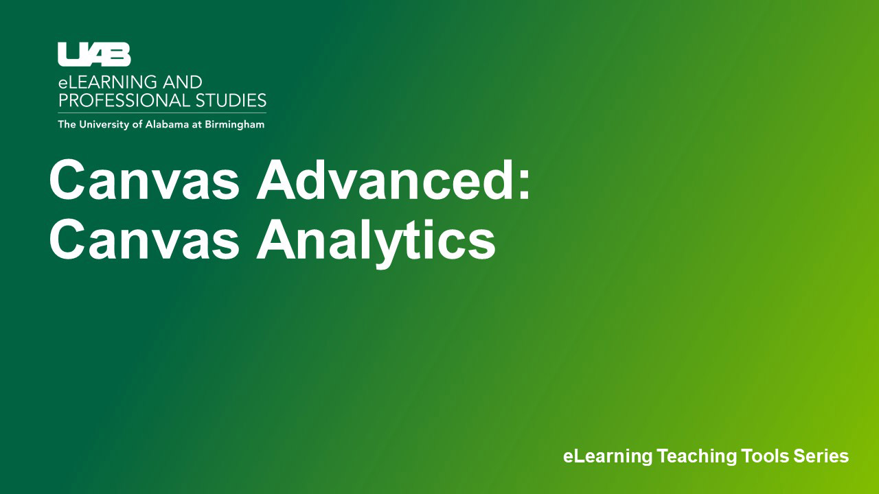 Canvas - eLearning | UAB