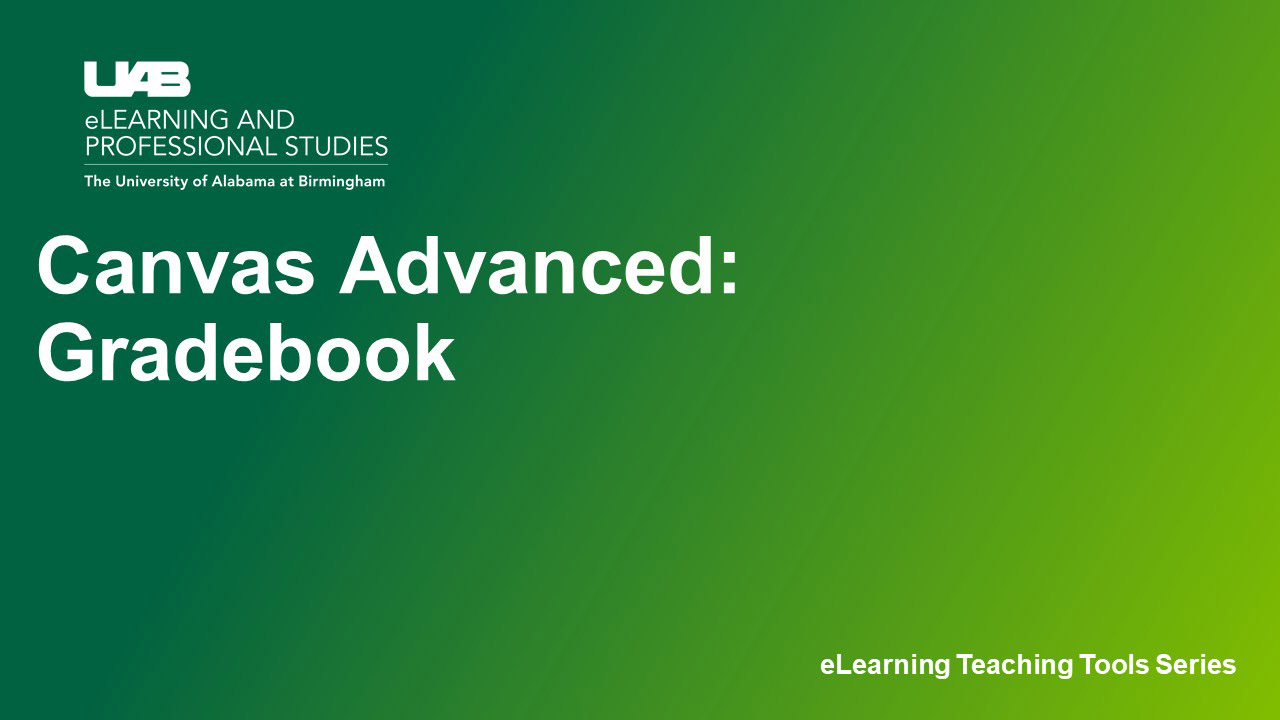 Canvas - eLearning | UAB